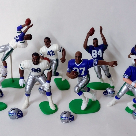 Toys | Huge Seattle Seahawks Open Starting Lineup Lot Kennedy | Poshmark
